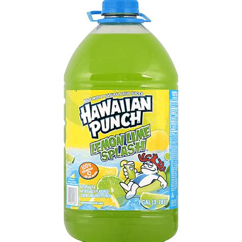 Hawaiian Punch Fruit Punch Lemon Lime Splash 1 Gal Juice And Lemonade