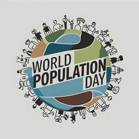 Premium Vector World Population Day Illustration Enchanting And