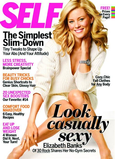 Elizabeth Banks Has ‘self Worth On The Cover Of Its November 2010
