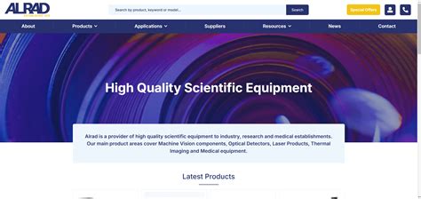 Alrad Website By Hits Bespoke Web Design In Hampshire