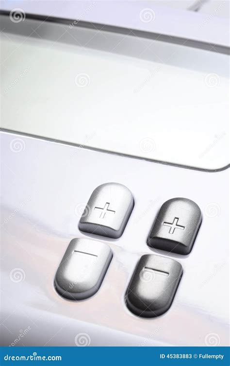 Plus And Minus Buttons Stock Image Image Of Minus Cross 45383883