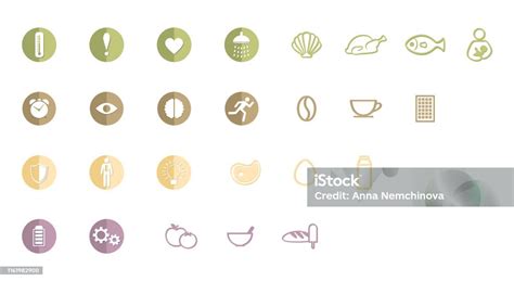 로고의 벡터 그림 아이콘 또는 건강한 삶의 속성의 그림 적합하고 에너지의 전체 체재 좋은 삶의 질을 가지고 다이어트를 유지 슬림하고 강한되고 영양사 병원 피트니스 센터