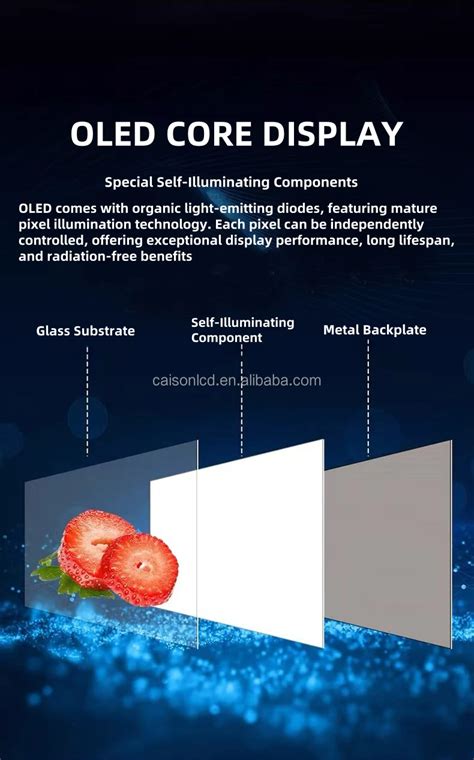 Inch Transparent Oled Display Digital Signage And Display Standing Transparent Oled Screening