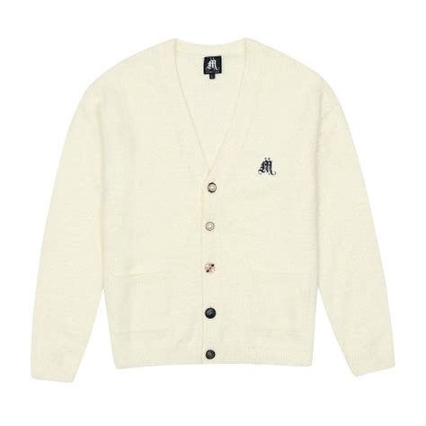 매니롱크 소프트 터치 페이크퍼 가디건 크림 Soft Touch Fake Fur Cardigan Cream 위시버킷