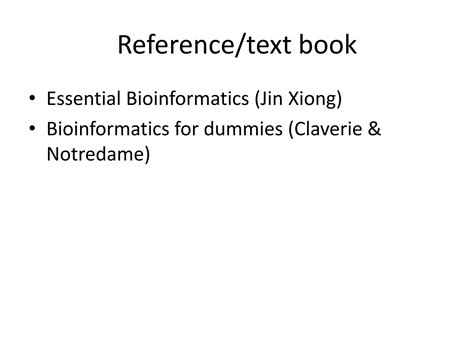 the introduction of bioinformatics etc pdf