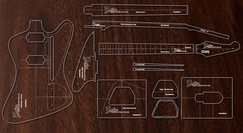 Firebird Style Guitar Template Guitar Templates