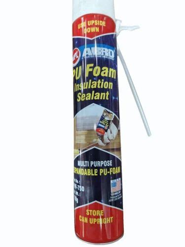 Abro Puf 750 Multipurpose Expandable Pu Foam Insulation Sealant Spray 750 Ml Packaging Type