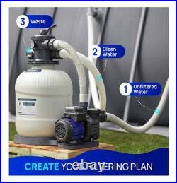 Aquastrong 16in Sand Filter Pump For Above Ground Pool Sfpv160t Read