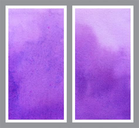 배너 바이올렛 수채화 배경 프리미엄 벡터
