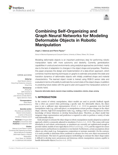 Pdf Combining Self Organizing And Graph Neural Networks For Modeling