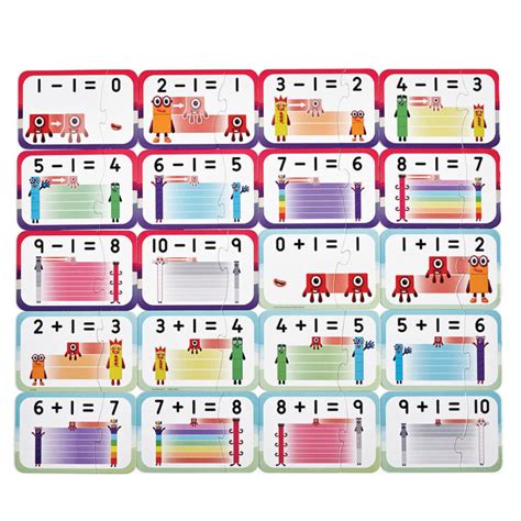 Numberblocks Adding And Subtracting Puzzle Set Fun Learning