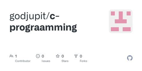 GitHub Godjupit C Prograamming