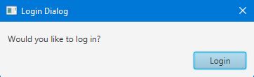 Dialog JavaFX