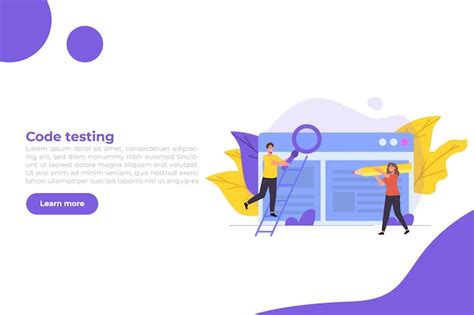 Premium Vector App Tester Software Or Application Testing Concept Debugging Development