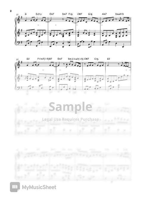 김준영 여호와께 돌아가자 G Key Sheets By 생명의건반