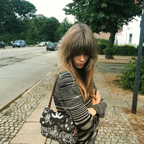 3 Ways To Rock Bangs Like A Model Hair Styles Honey Brown Hair Hair
