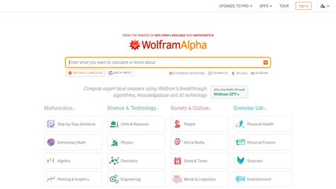 Wolframalpha Compute Expert Level Answers Using Breakthrough