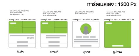 ขนาด Size Card Message Line Oa Zenkoy