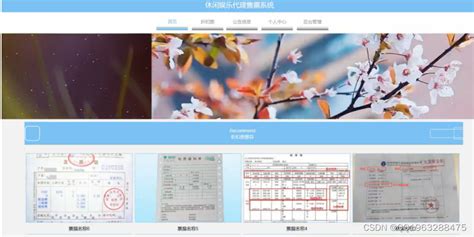 python基于django休闲娱乐代理售票系统 django ssm csdn博客