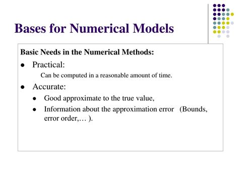 PPT Numerical Methods PowerPoint Presentation Free Download ID