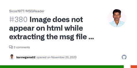 Image Does Not Appear On Html While Extracting The Msg File To