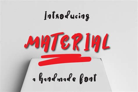 Material Typeface Script Fonts ~ Creative Market