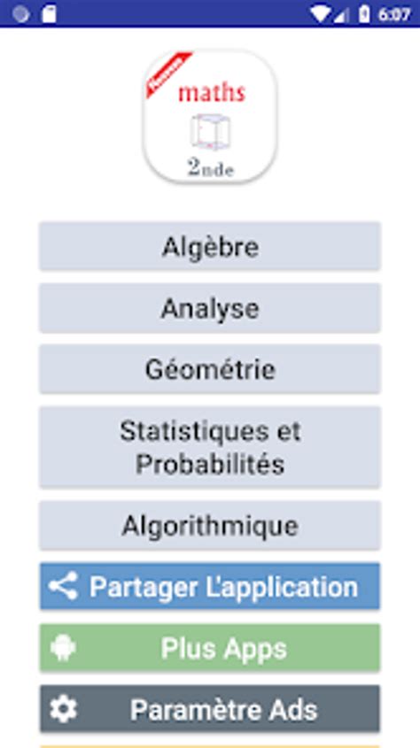 Cours De Maths Seconde For Android Download