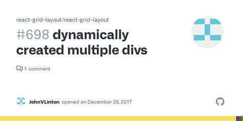 Dynamically Created Multiple Divs · Issue 698 · React Grid Layout