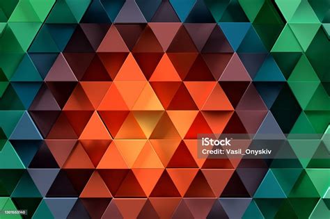 혼란스러운 삼각형 표면 다각형으로 만든 추상적 기하학적 배경 벽지에 대한 스톡 사진 및 기타 이미지 벽지 0명 3차원