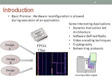 1 Partial Reconfiguration Using Fpgas Architecture 2 Agenda