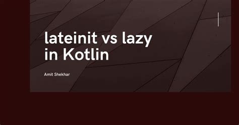 eslam emad on linkedin lateinit vs lazy in kotlin