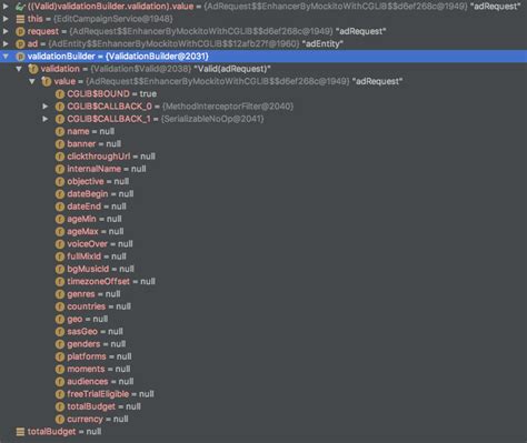 Java How Can I Look Into This Variable In Intellijs Debugger