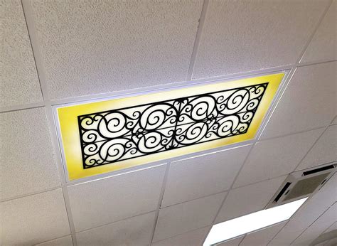 Decorative Fluorescent Light Covers Magnetic Starry Sky Light Covers