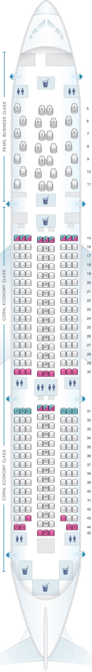 Etihad Boeing 787 Economy Cl Seat Map