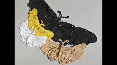 Старинный мотив "Бабочка". Часть 1 | Ирландское вязание, Вязание ...