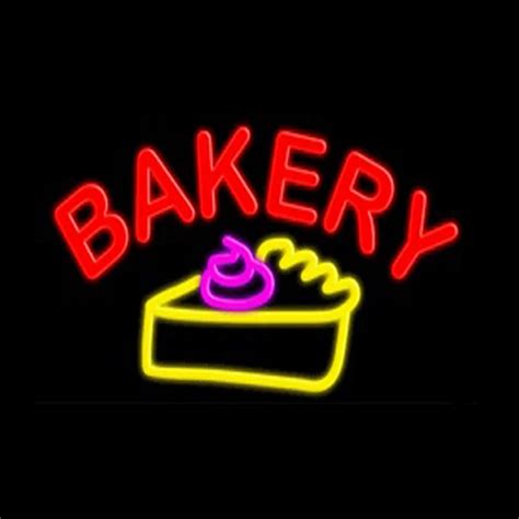 베이커리 케이크 네온 사인 24 인치 X 20 인치 핸드메이드 진짜 유리 튜브 바 빵 가게 광고 장식 디스플레이 라이트 램프네온전구and튜브 Aliexpress