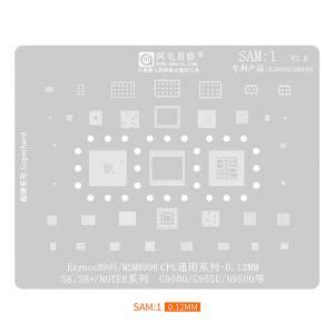 Amaoe Sam To Sam Mm Bga Reballing Stencil Set For Samsung Mobile