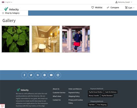 Laravel Ecommerce Image Gallery Bagisto