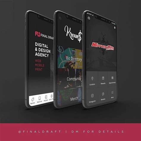 we build custom mobile apps for small businesses and brands we have a few cool apps launching
