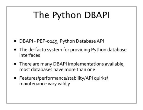 introduction to sqlalchemy pycon 2013 speaker deck