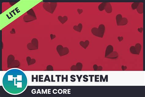 Game Core Health System Lite Game Toolkits Unity Asset Store