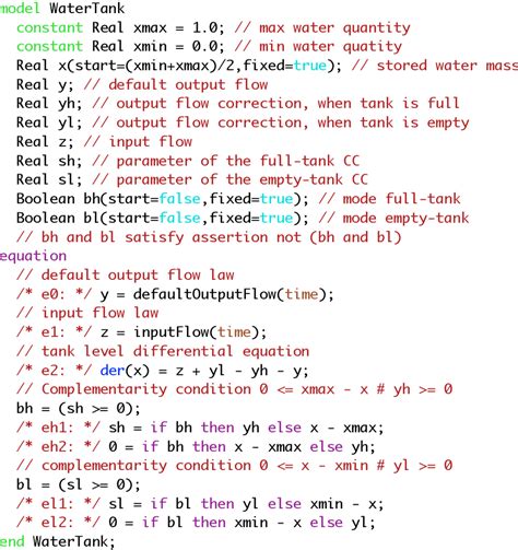 figure 1 from exact structural analysis of multimode modelica models towards the generation of