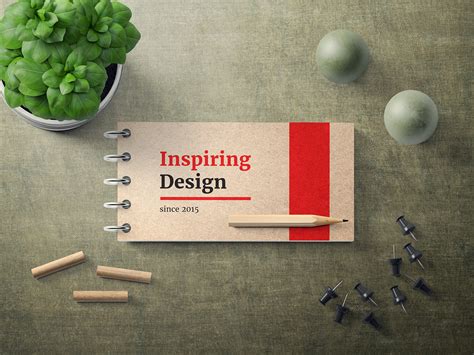 Notebook Cover Mockup Set On Behance