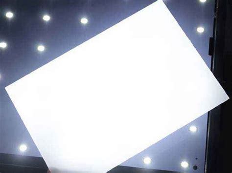 Fluorescent Light Diffuser Sheets
