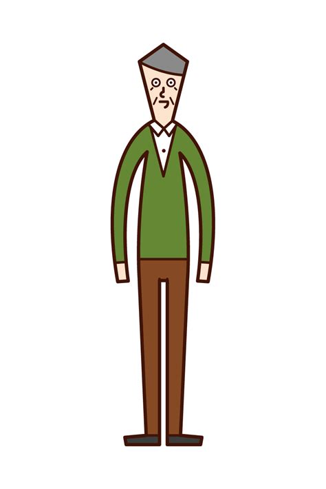 할아버지의 일러스트 무료 일러스트 소재집 Kukukeke