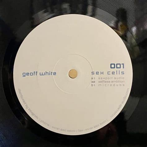 Geoff White Sex Cells Maxi Fresh Garbage Records