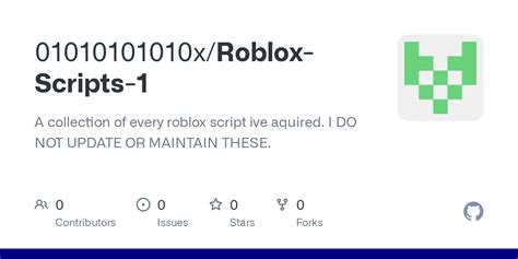GitHub X Roblox Scripts A Collection Of Every Roblox Script Ive Aquired I DO