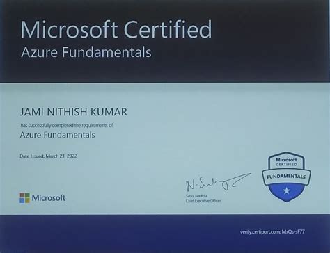 nithish kumar jami on linkedin tcs azure learning cloudcomputing