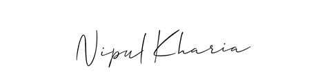 86 Nipul Kharia Name Signature Style Ideas Professional Digital