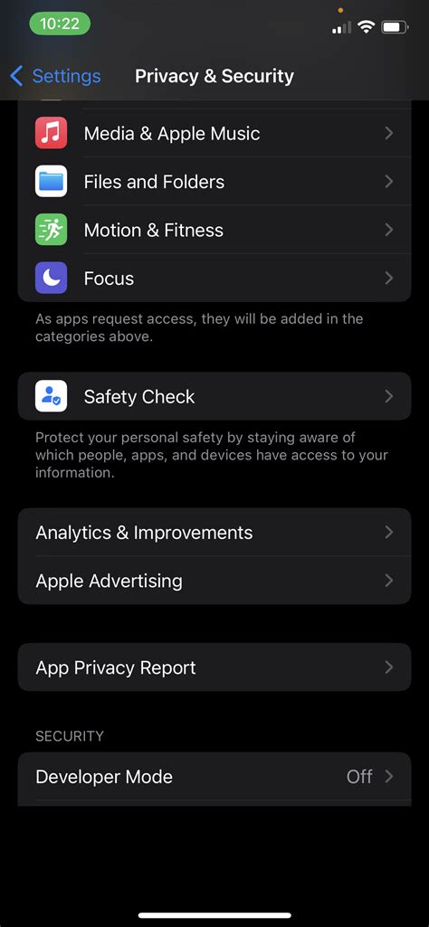 Ios 16 Developer Mode Voltbuilder